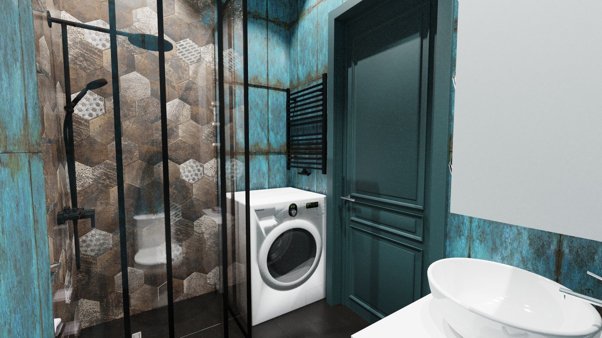 3D model bathroom toilet interior design room VR / AR / low-poly | CGTrader