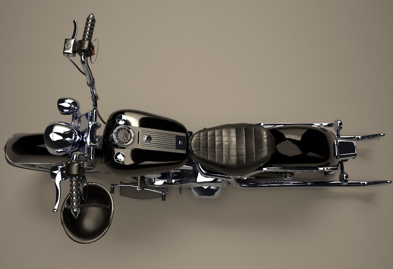 3D model Custom Motorcycle Lowrider Style VR / AR / low-poly | CGTrader