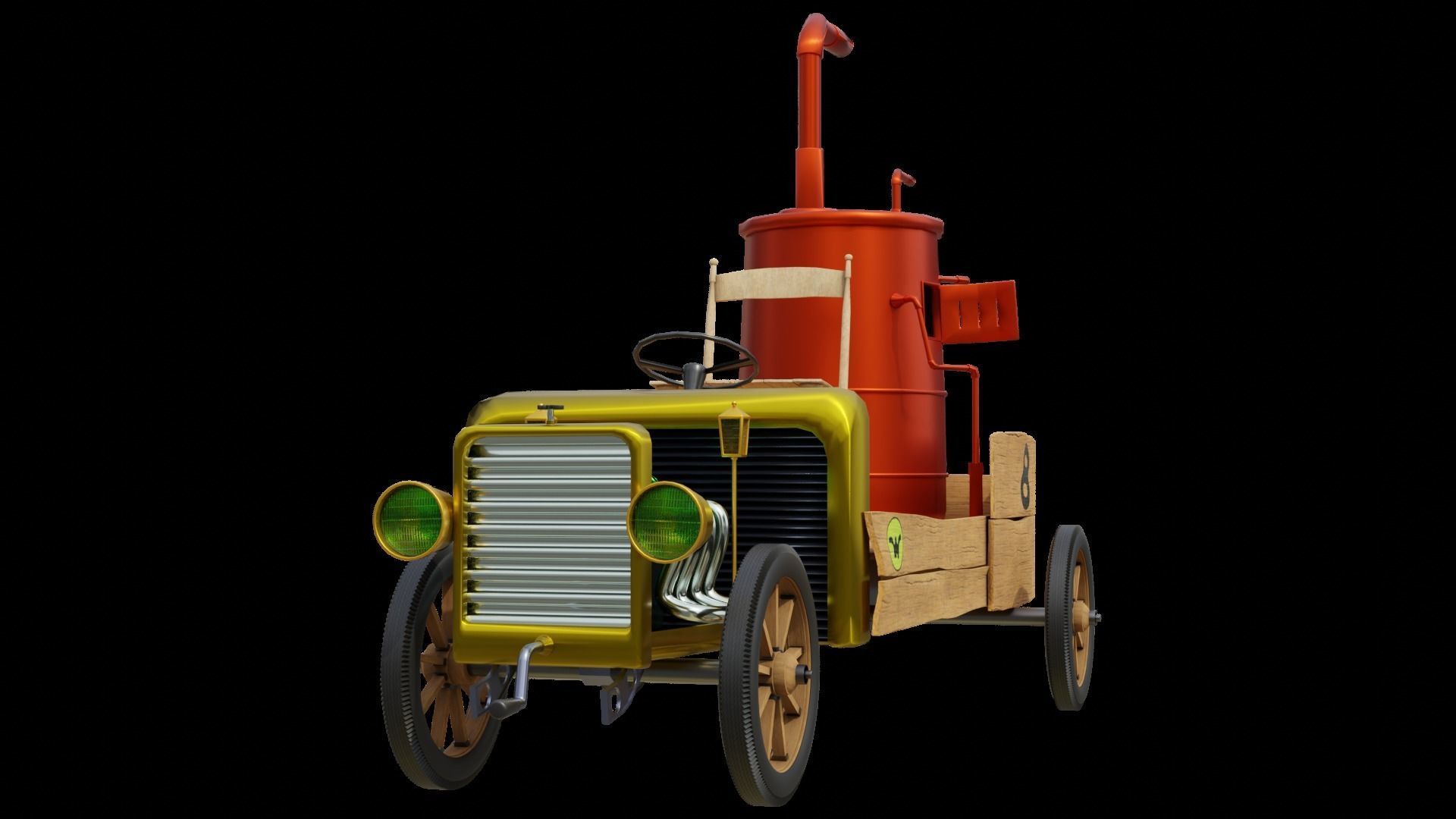 3D model Race Car 08 Arkansas Chuggabug VR / AR / low-poly | CGTrader