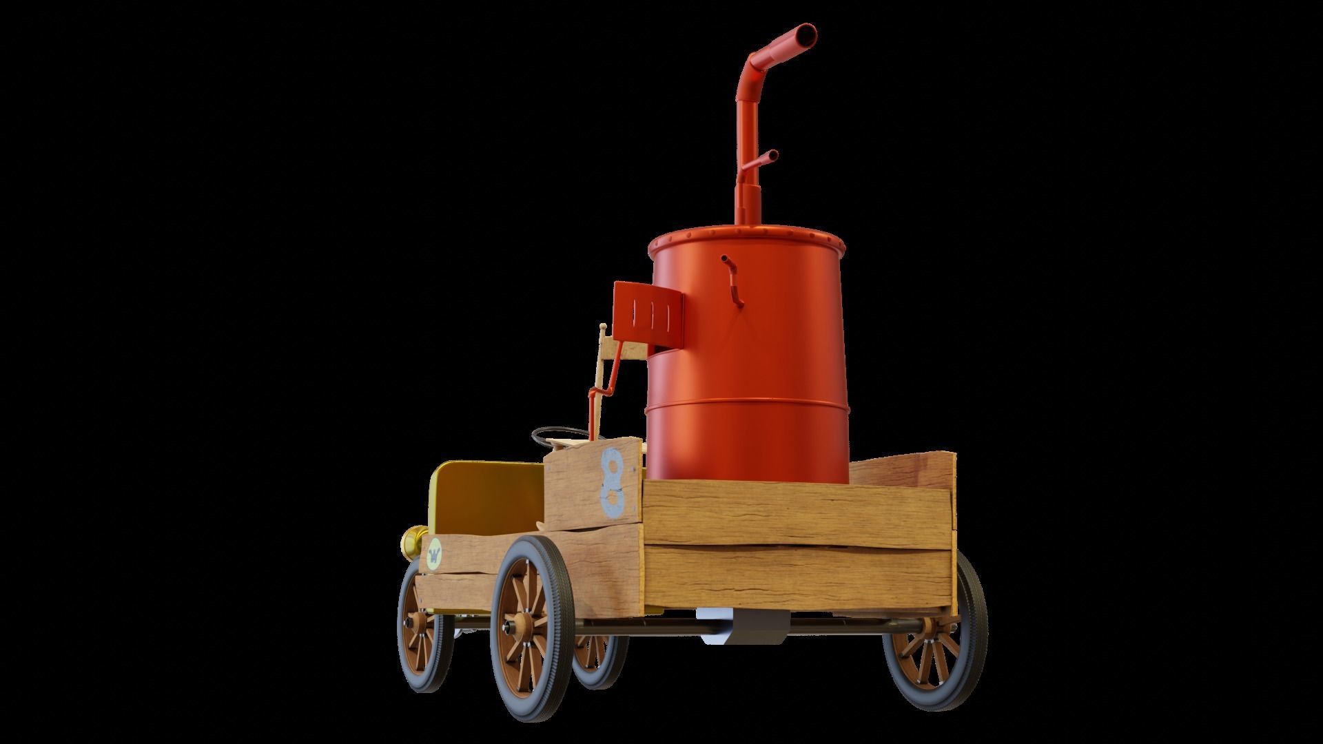 3D model Race Car 08 Arkansas Chuggabug VR / AR / low-poly | CGTrader