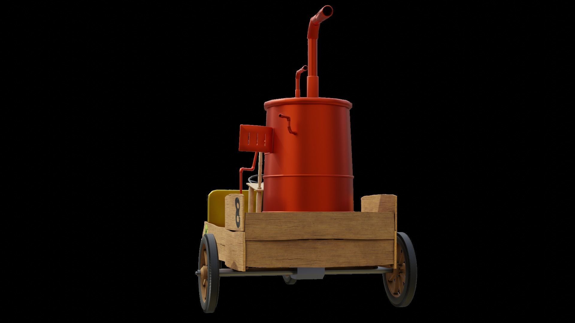 3D model Race Car 08 Arkansas Chuggabug VR / AR / low-poly | CGTrader