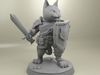 Knight Cat 3D model 3D printable | CGTrader