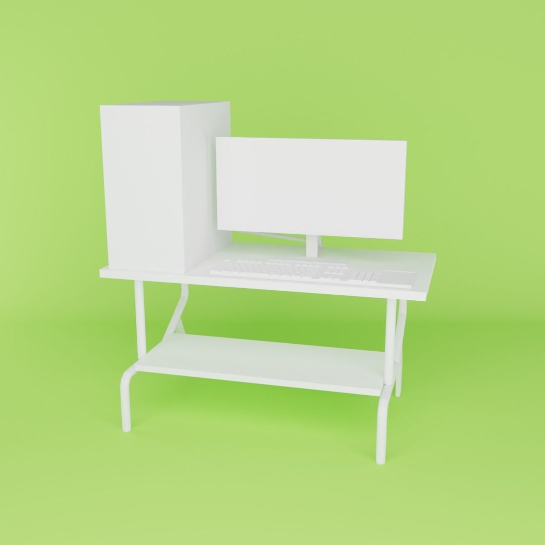 komputer polosan 3D model | CGTrader