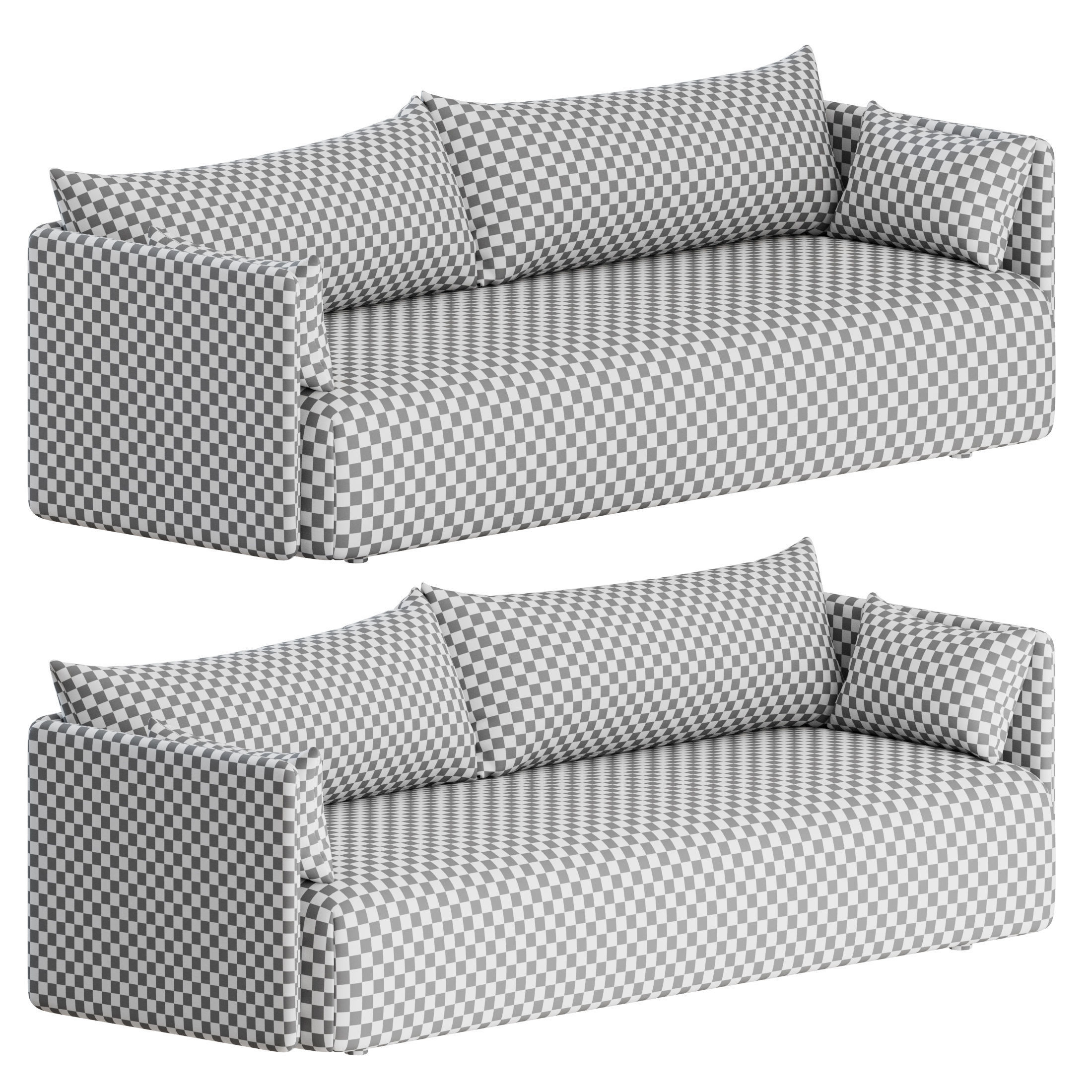 Offset Sofa 3 Seater by Menu 3D model | CGTrader