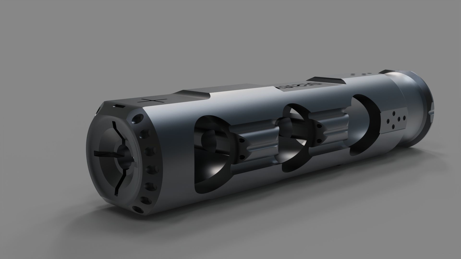 muzzle brake next generation 3D model | CGTrader
