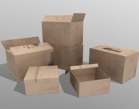 Free Cardboard box 3D Models | CGTrader