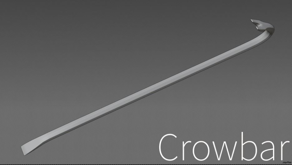 3D model Crowbar VR / AR / low-poly | CGTrader