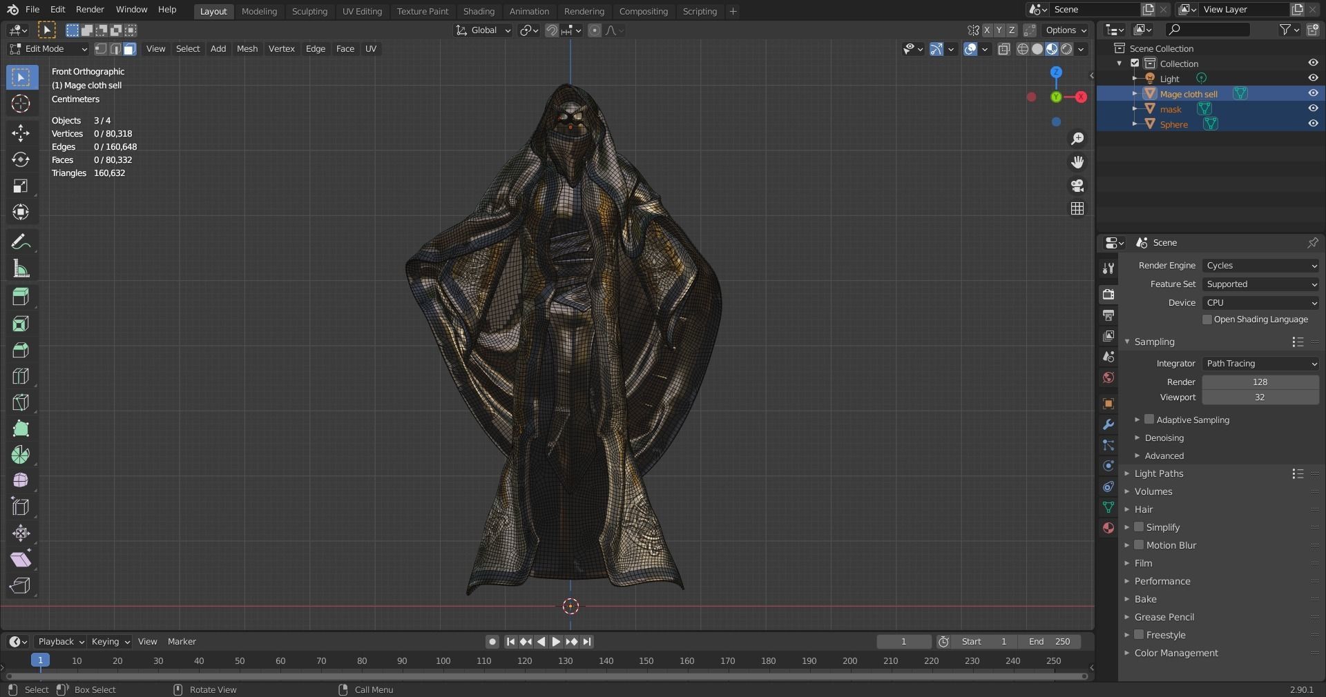 Shadow Wizard 3D model | CGTrader