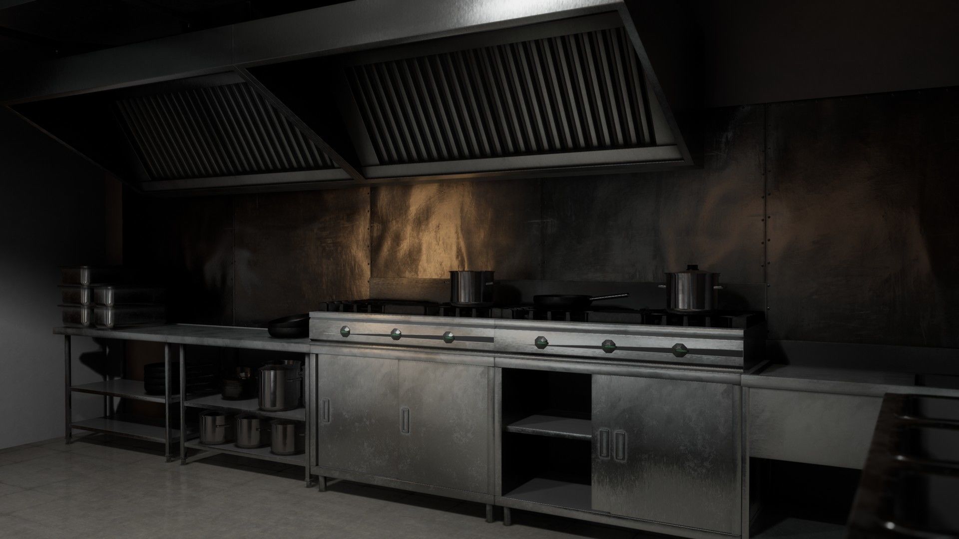 3D model Restaurant Kitchen Asset Pack - 58 Game-Ready Assets VR / AR ...