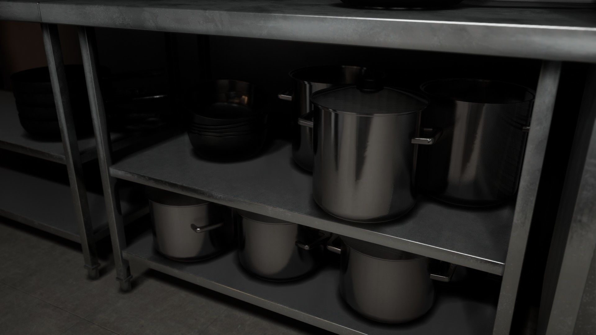 3D model Restaurant Kitchen Asset Pack - 58 Game-Ready Assets VR / AR ...