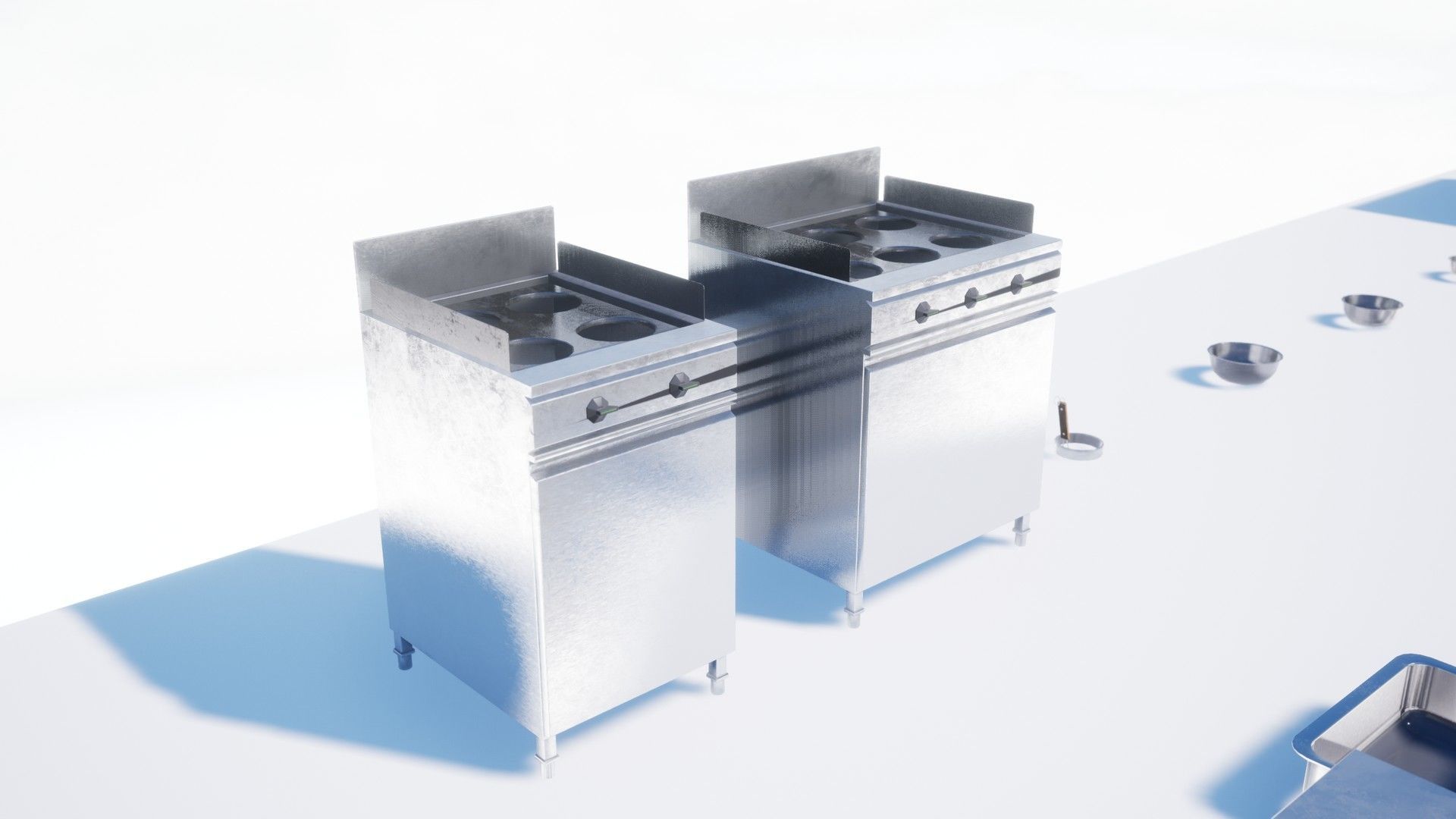 3D model Restaurant Kitchen Asset Pack - 58 Game-Ready Assets VR / AR ...