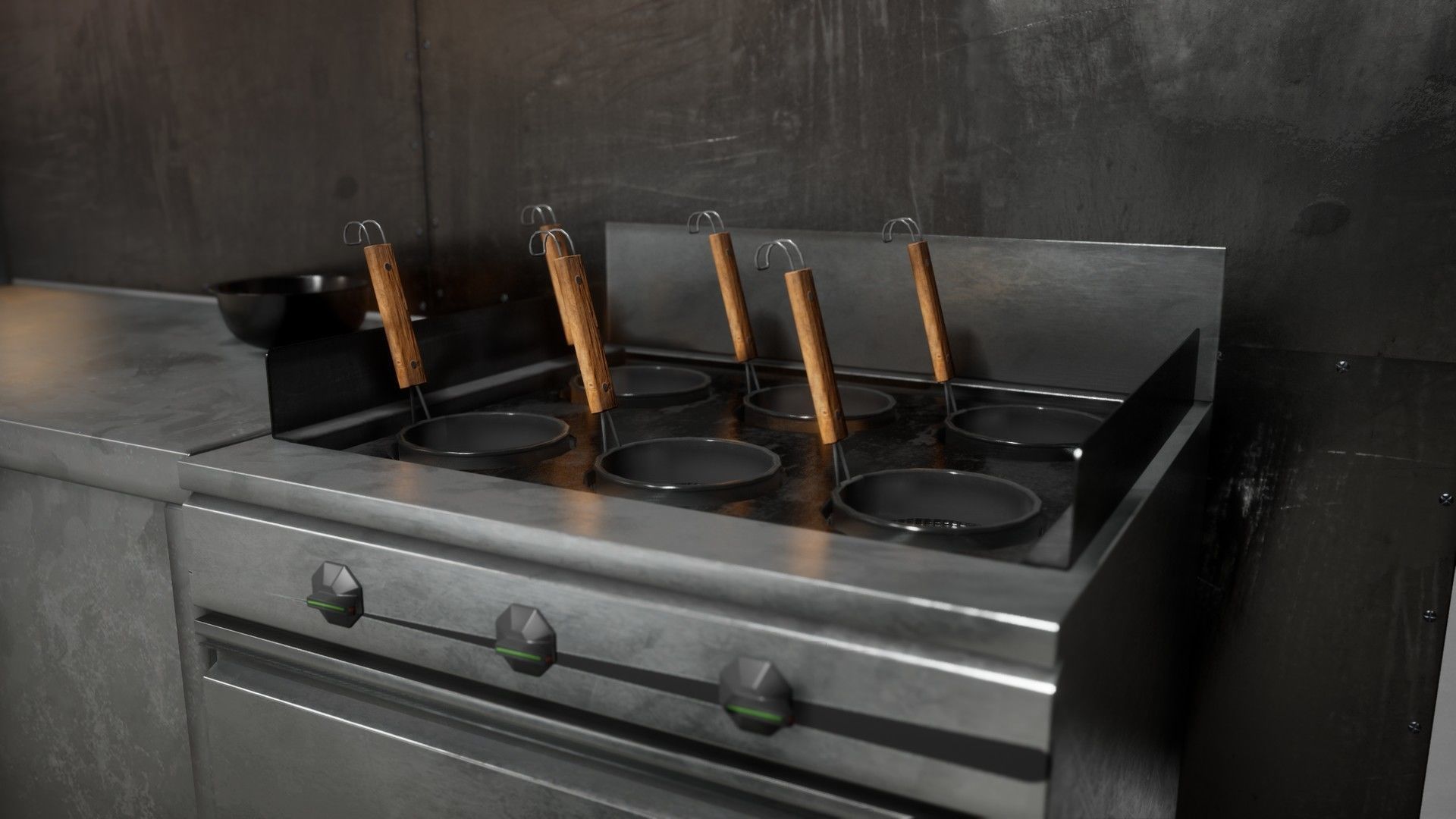 3D model Restaurant Kitchen Asset Pack - 58 Game-Ready Assets VR / AR ...