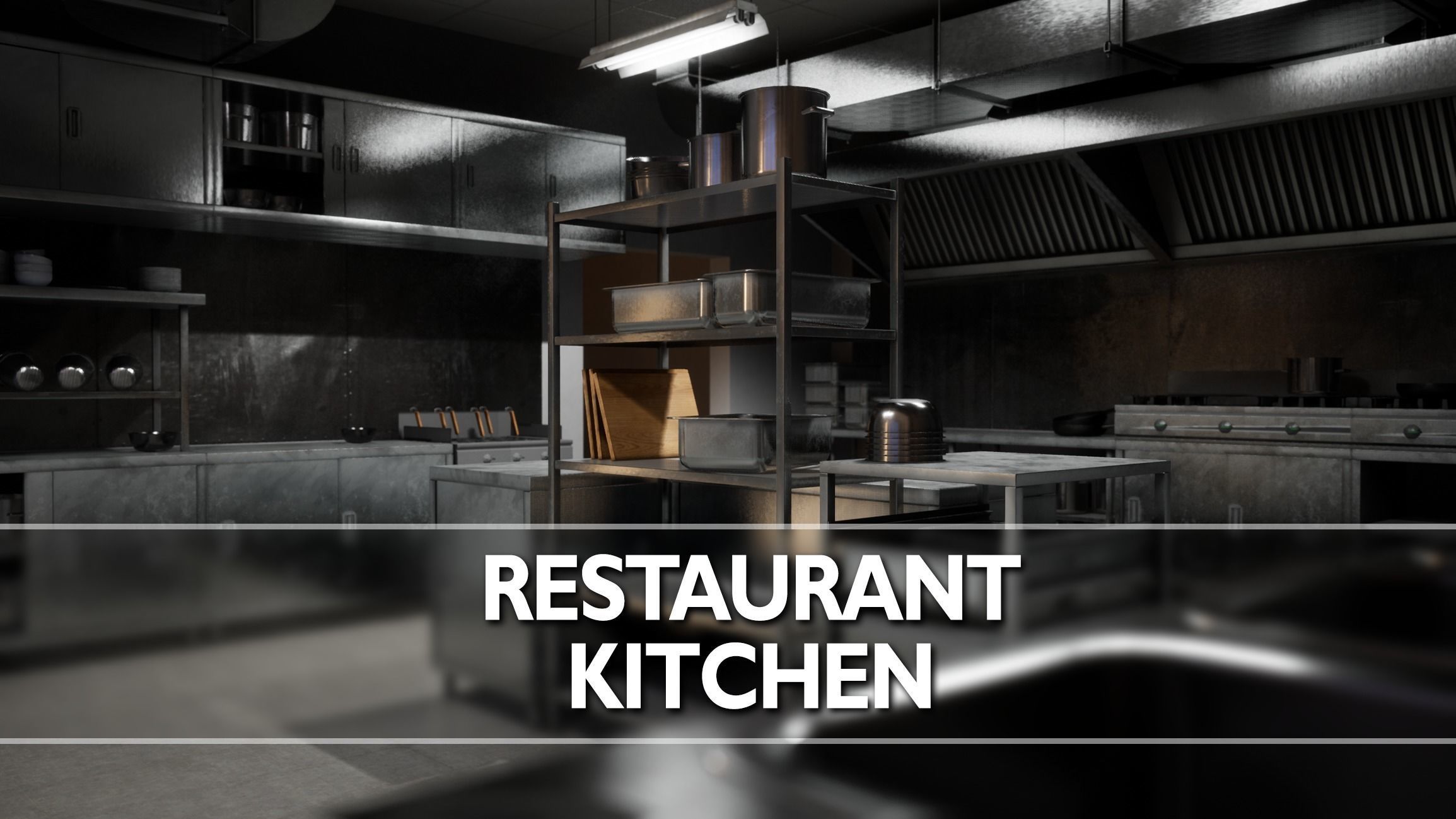 3D model Restaurant Kitchen Asset Pack - 58 Game-Ready Assets VR / AR ...