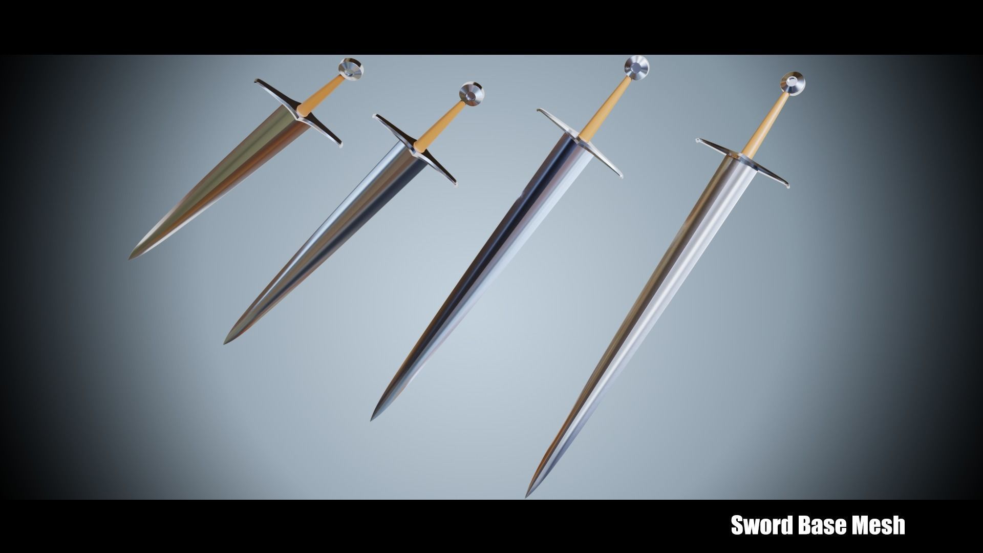 3D model Sword Base Mesh 01 Harriet Dean Sword VR / AR / low-poly ...