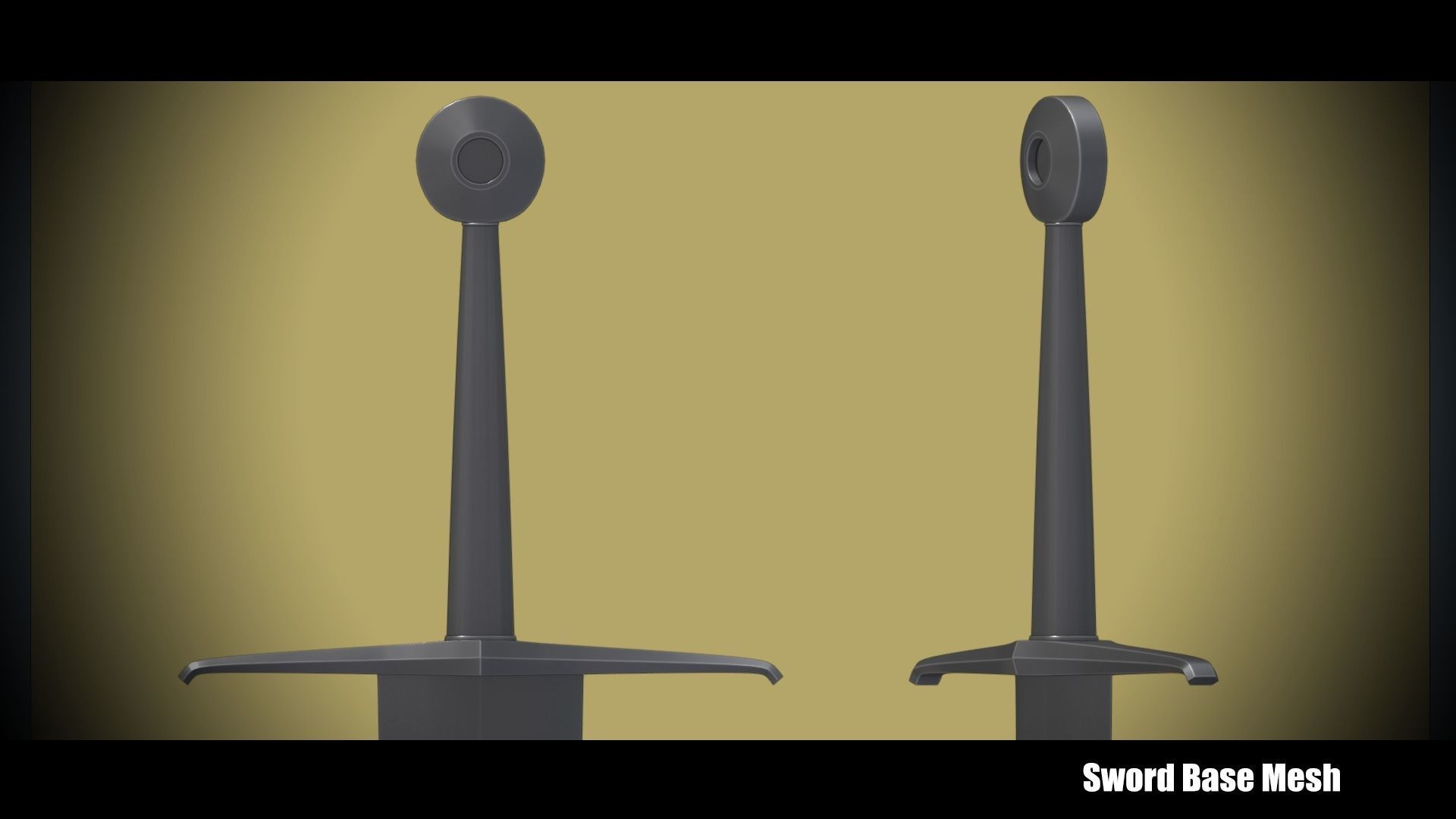 3D model Sword Base Mesh 01 Harriet Dean Sword VR / AR / low-poly ...