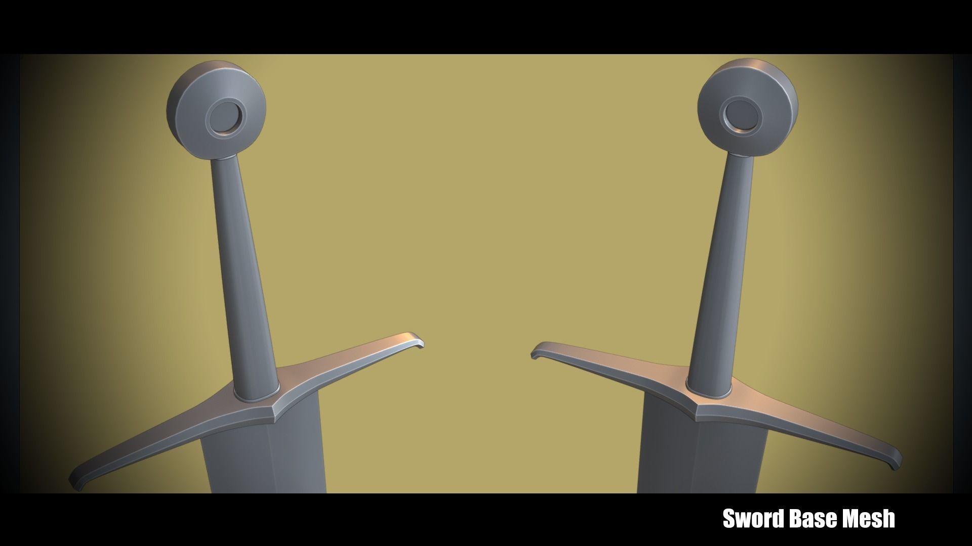 3D model Sword Base Mesh 01 Harriet Dean Sword VR / AR / low-poly ...