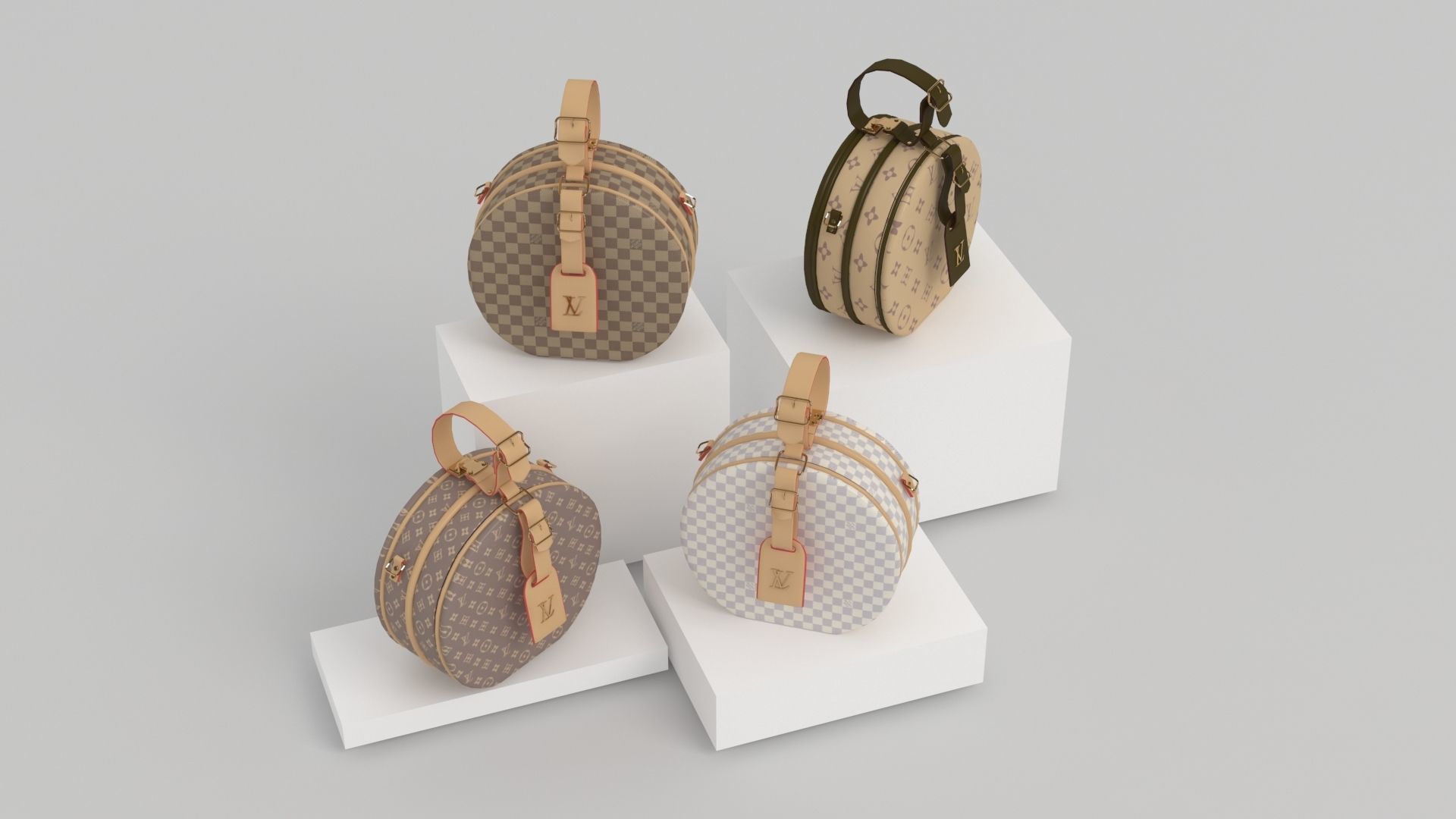 LOUIS VUITTON BAGS 004 3D model | CGTrader