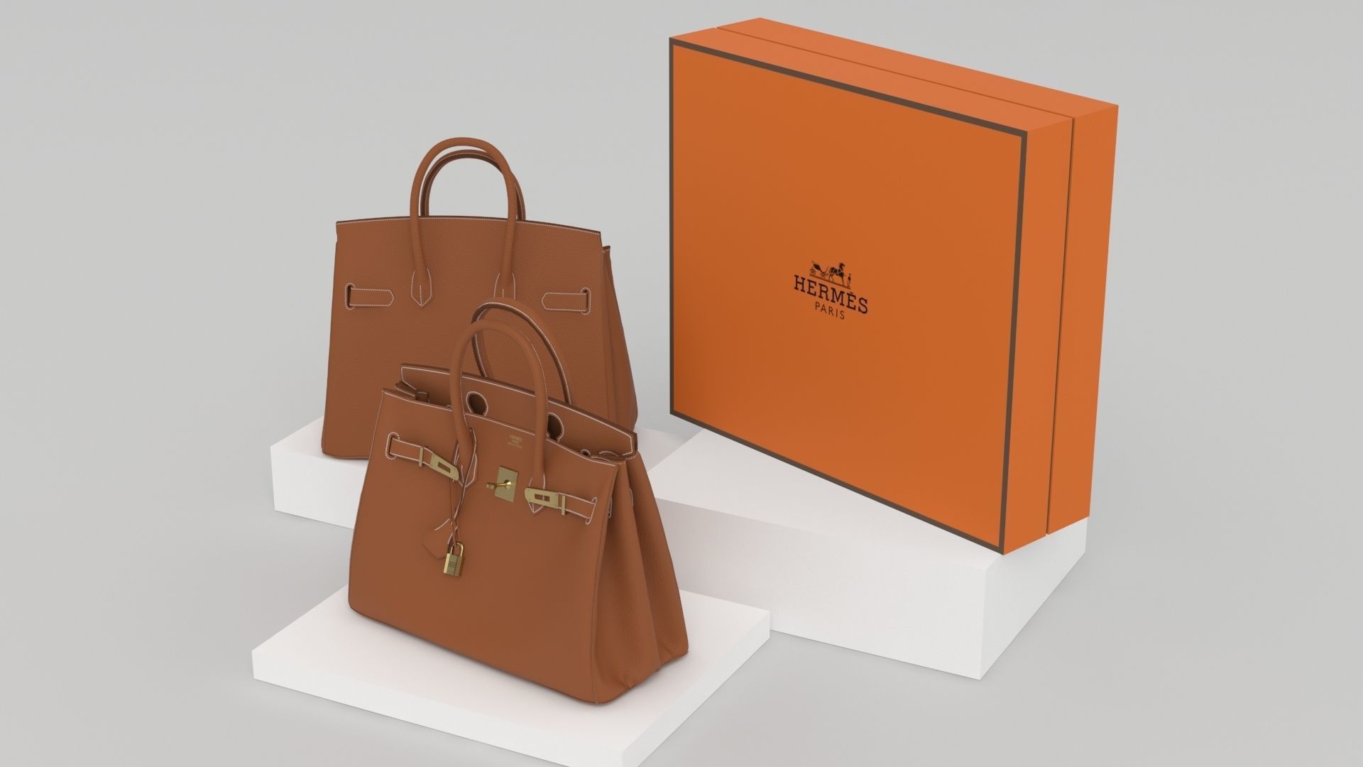 HERMES BIRKIN 001 3D model | CGTrader