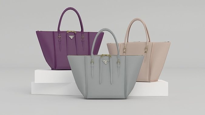 PRADA BAG 001 3D model | CGTrader