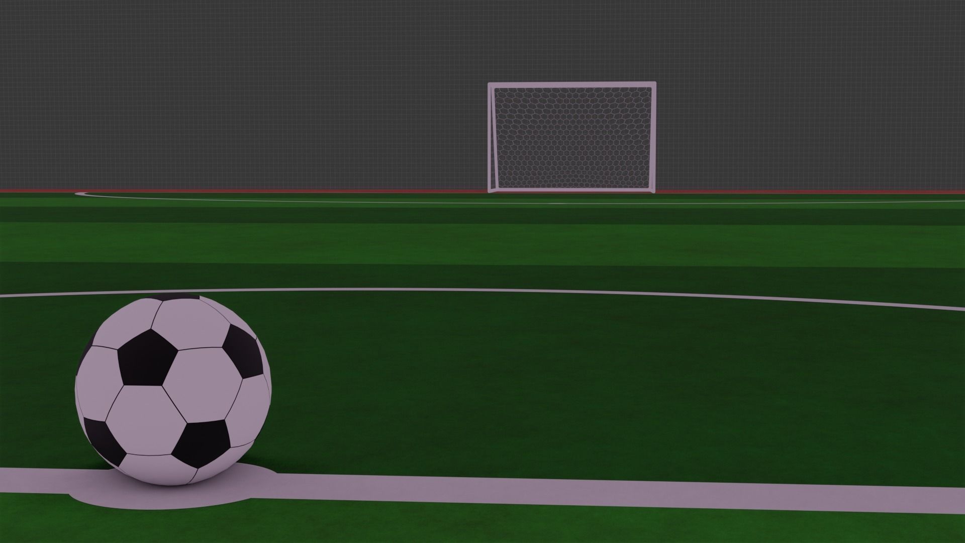 3D model Five-a-side football field VR / AR / low-poly | CGTrader