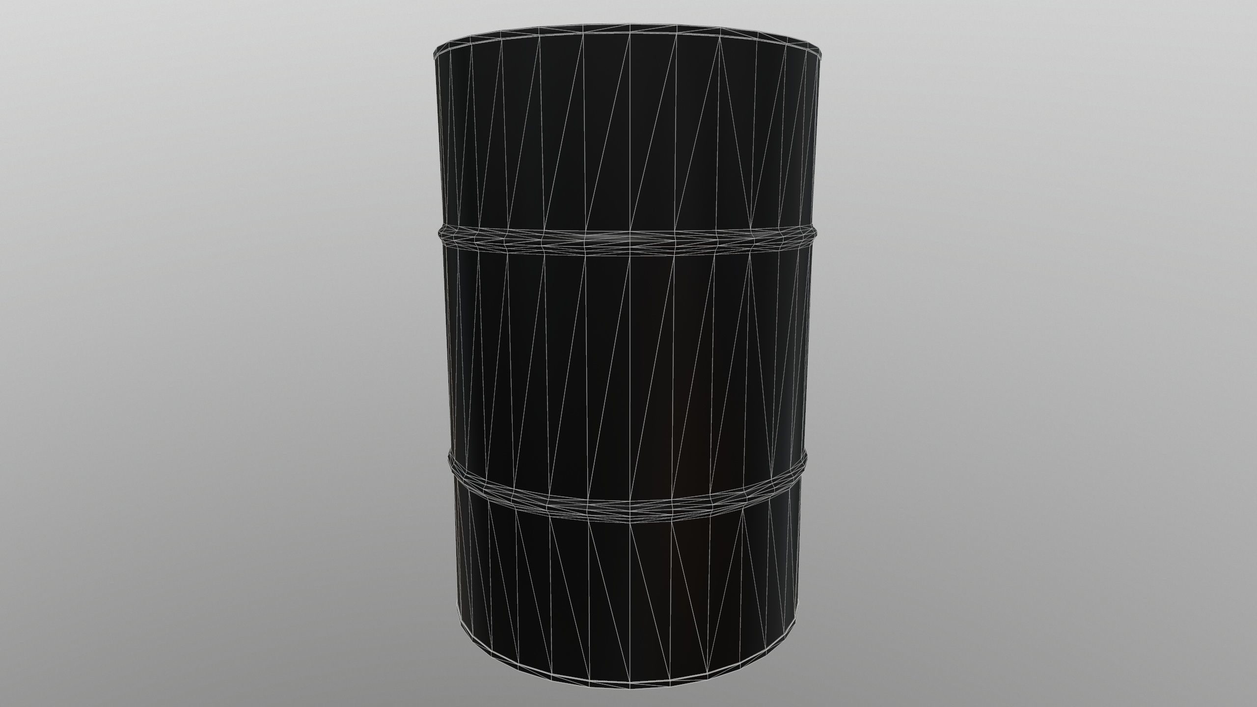 3D model barrel with radiation VR / AR / low-poly | CGTrader