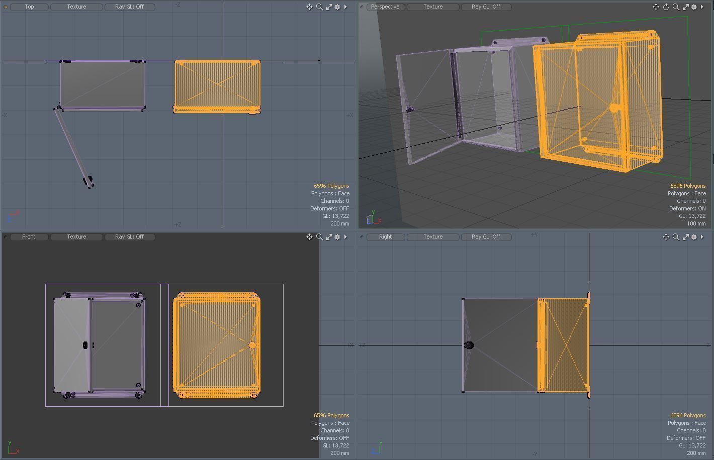Electrical Steel Panel Box 3D model animated rigged | CGTrader