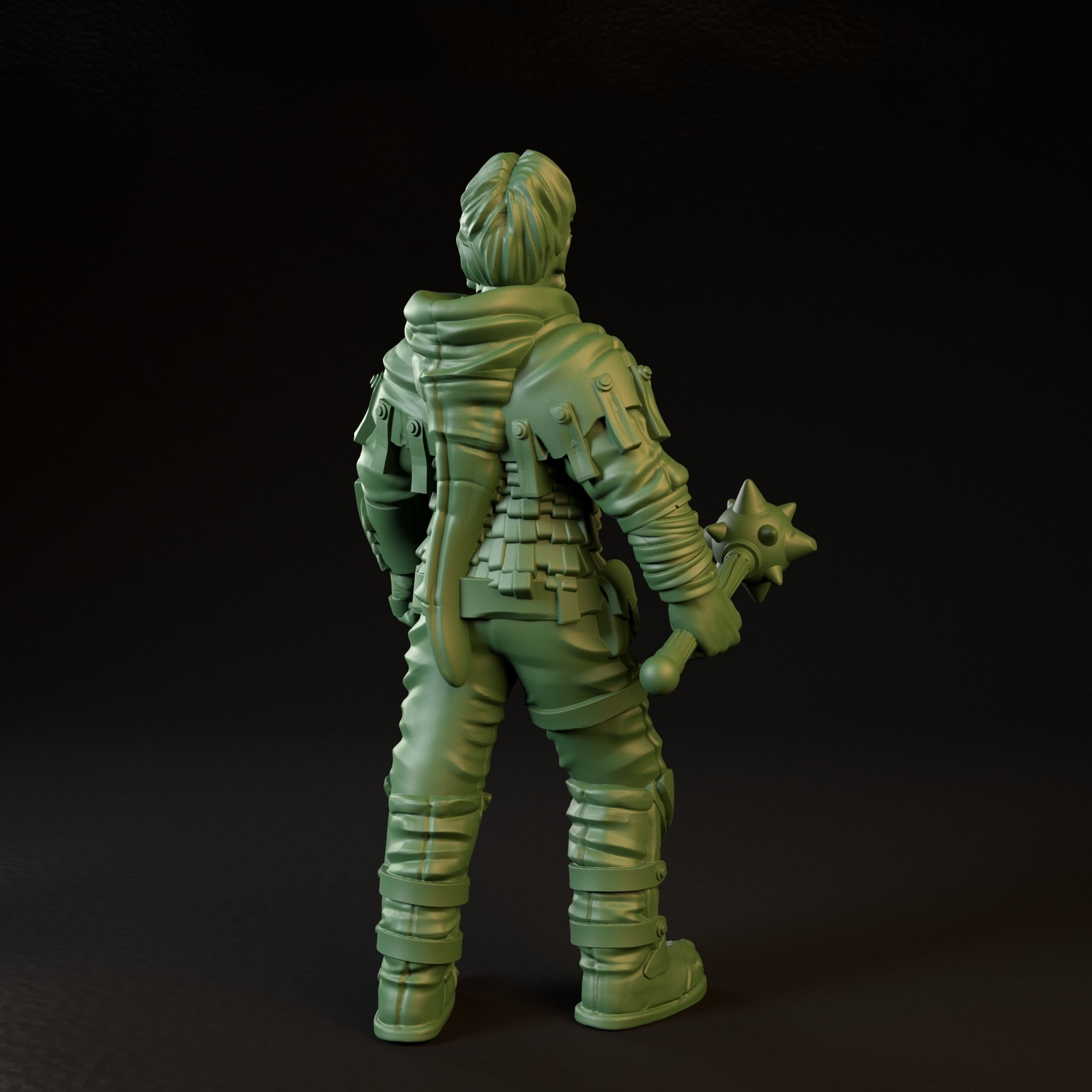 Bandit Maceman Professionally Pre-Supported 3D model 3D printable ...