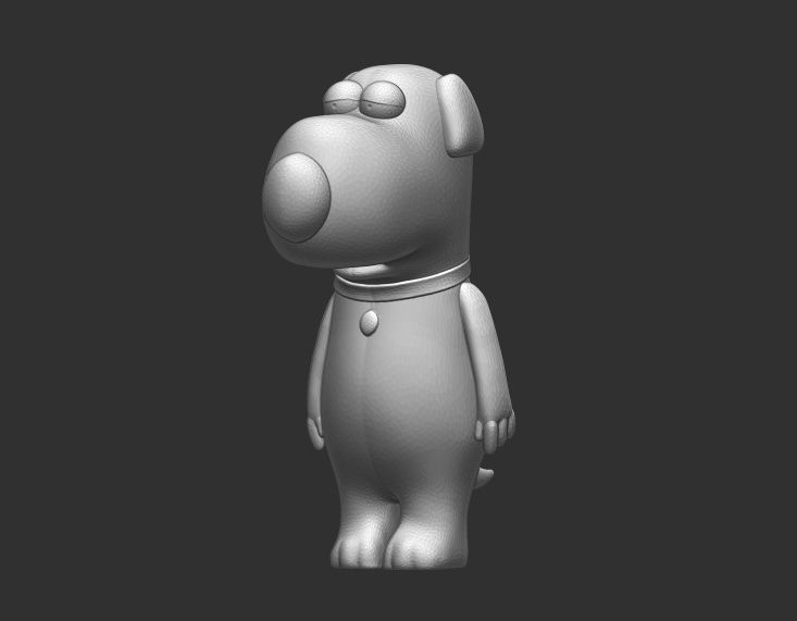 Brian Griffin Family guy File STL free 3D model 3D printable | CGTrader