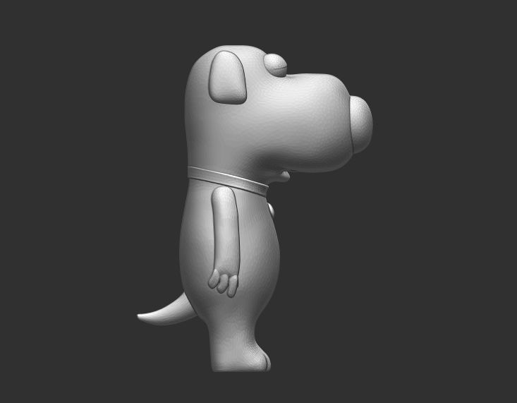 Brian Griffin Family guy File STL free 3D model 3D printable | CGTrader
