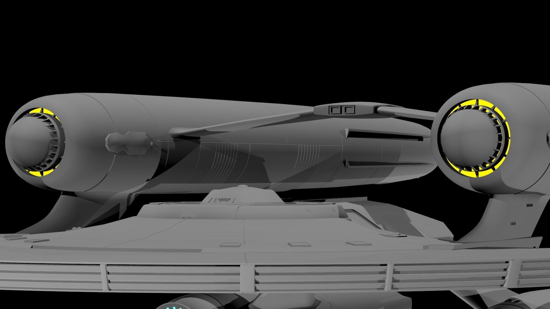 Star Trek USS Newton NCC-1727 3D Model 2009 Film 3D model | CGTrader