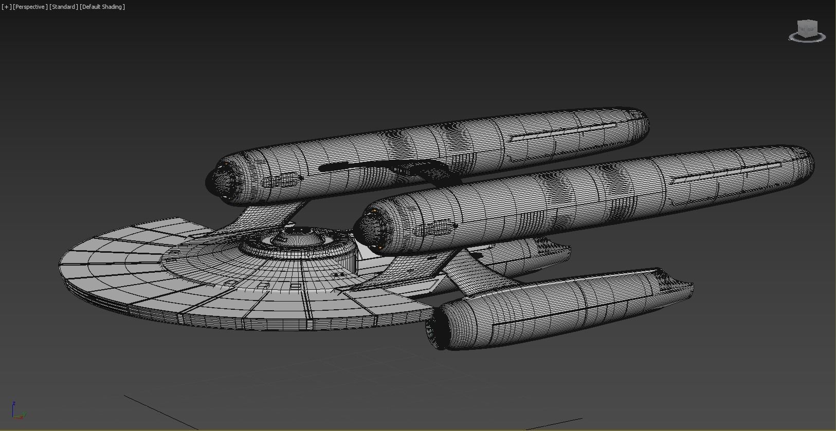 Star Trek USS Newton NCC-1727 3D Model 2009 Film 3D model | CGTrader