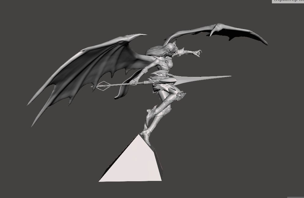 Vampire Queen 3D model 3D printable | CGTrader