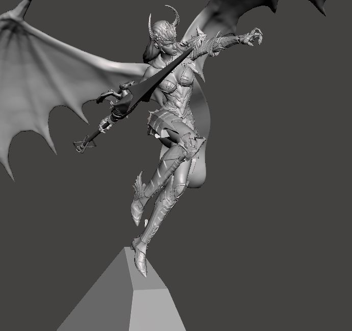 Vampire Queen 3D model 3D printable | CGTrader