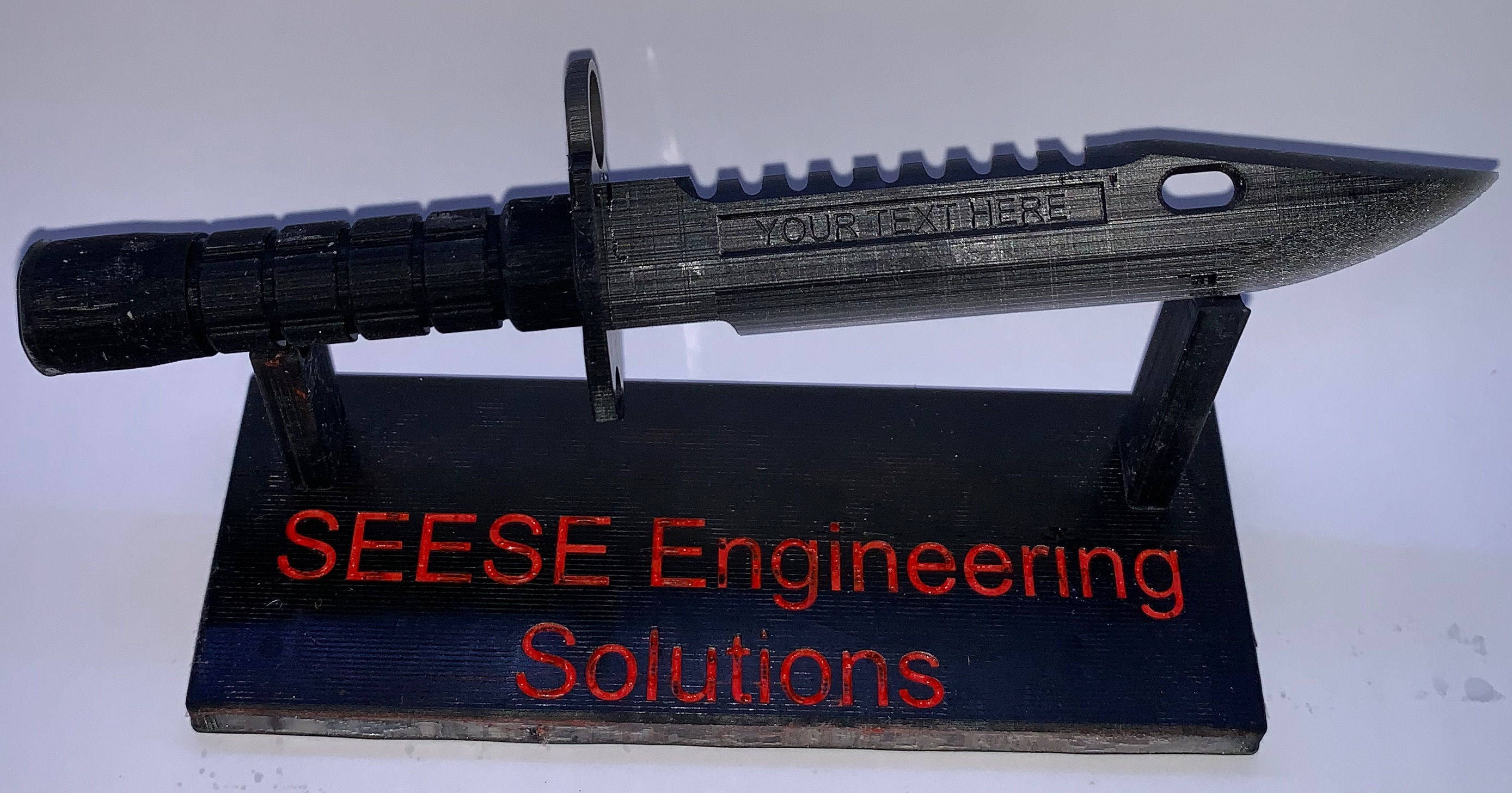 Customizable plaque 3D model 3D printable | CGTrader