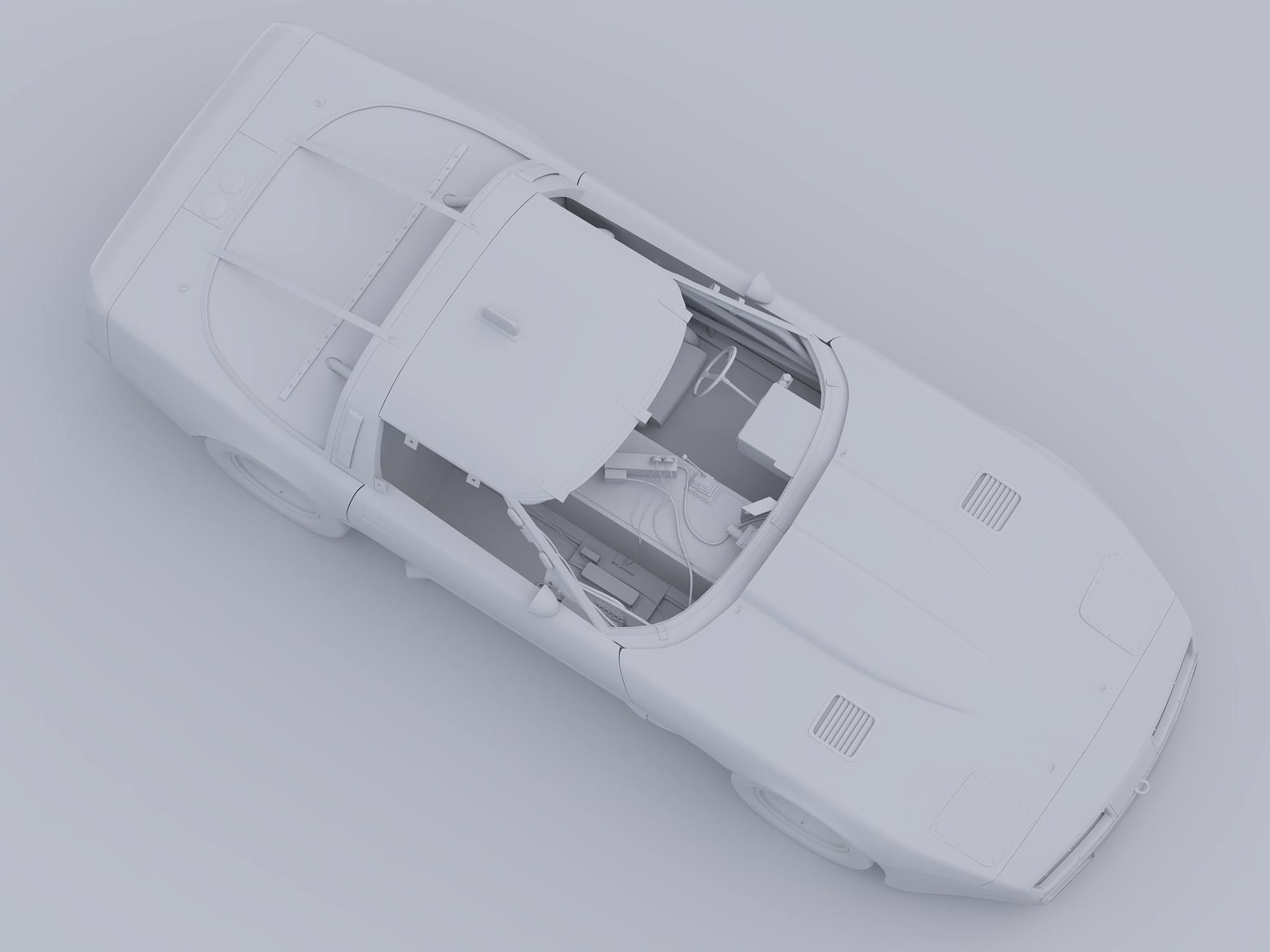 1984 Chevrolet Corvette C4 IMSA 3D model | CGTrader