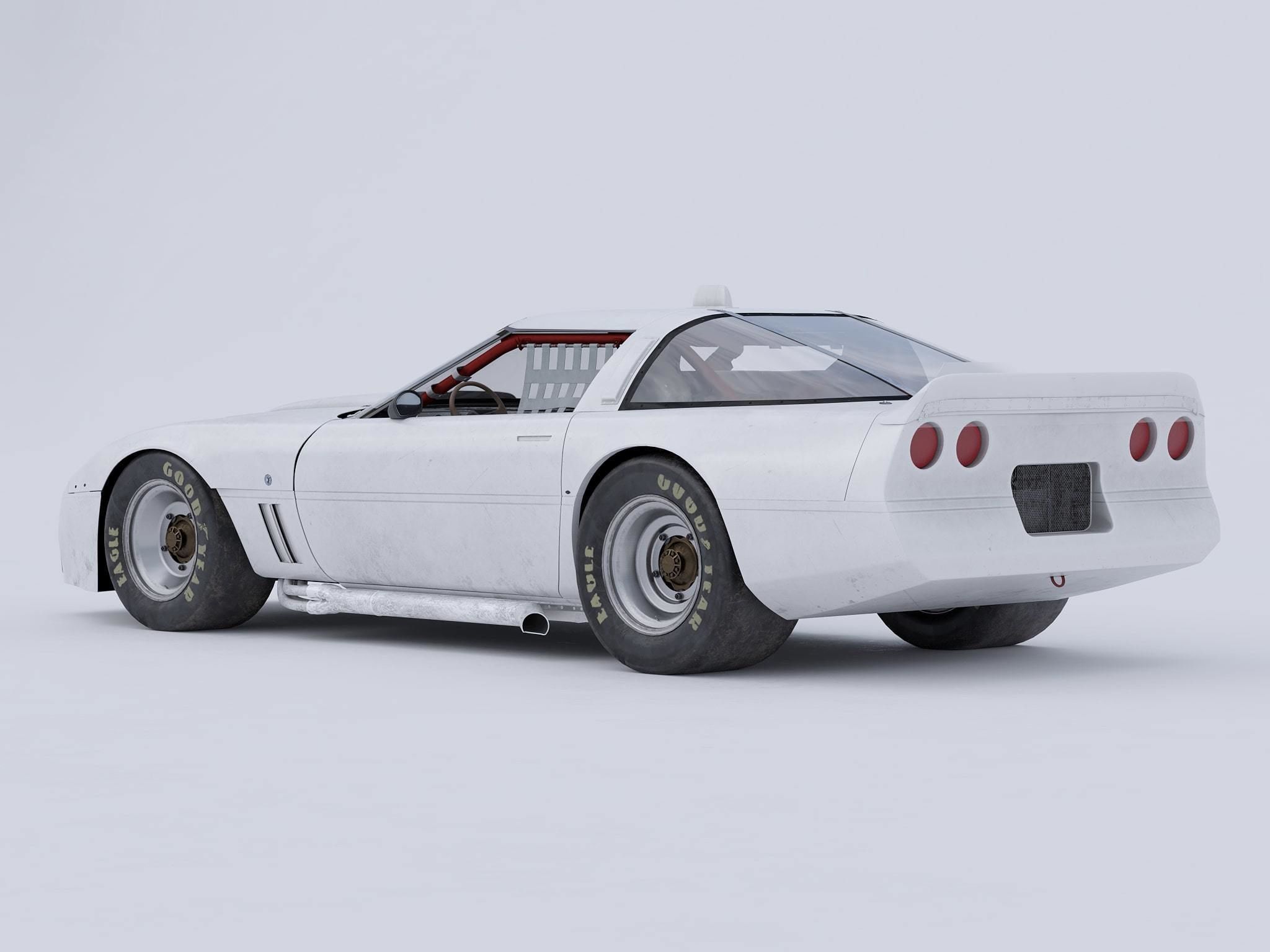 1984 Chevrolet Corvette C4 IMSA 3D model | CGTrader