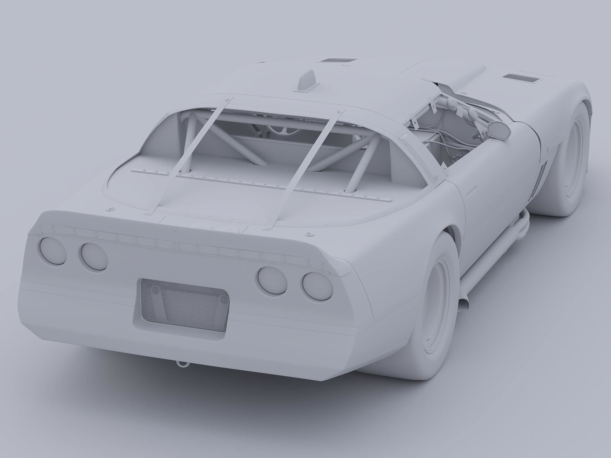 1984 Chevrolet Corvette C4 IMSA 3D model | CGTrader