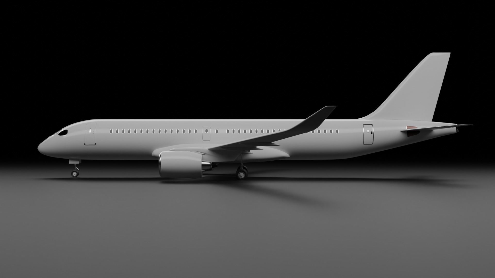 Airbus A220-300 3D model | CGTrader