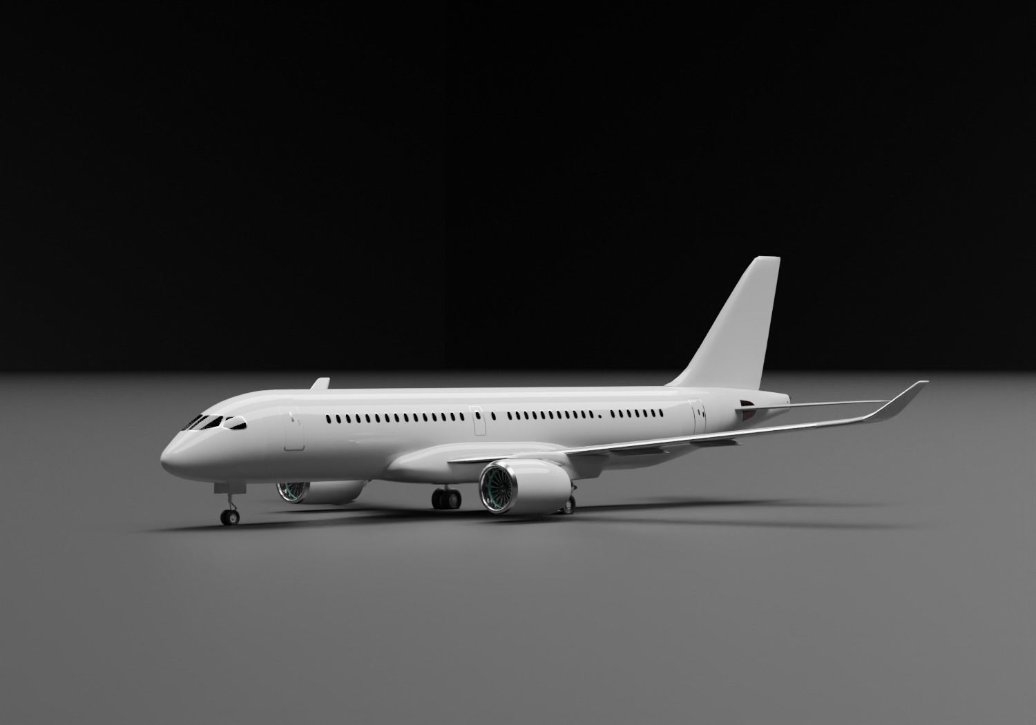 Airbus A220-300 3D model | CGTrader