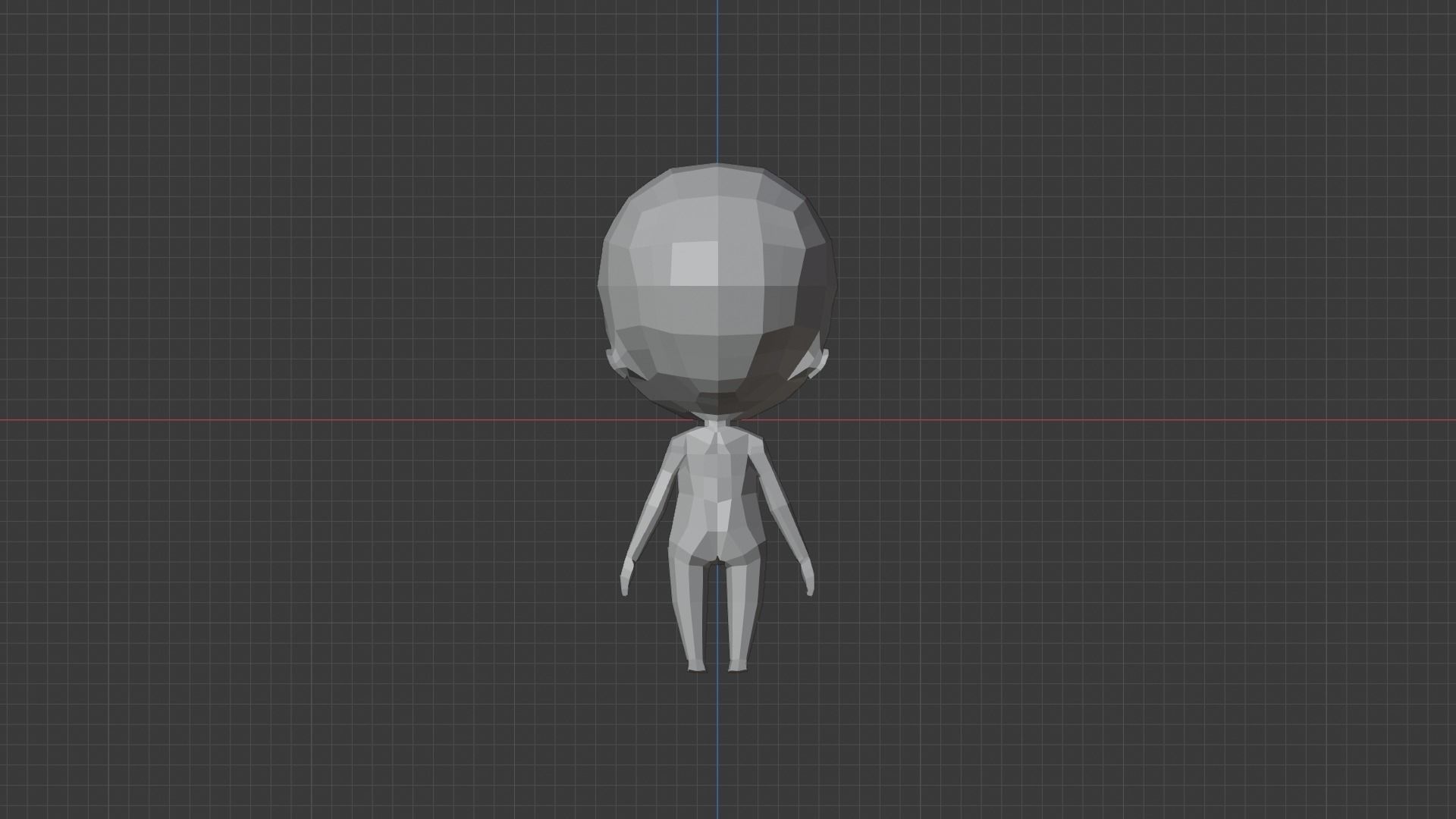 Chibi Low Poly Base Mesh 3d Model Cgtrader 0643