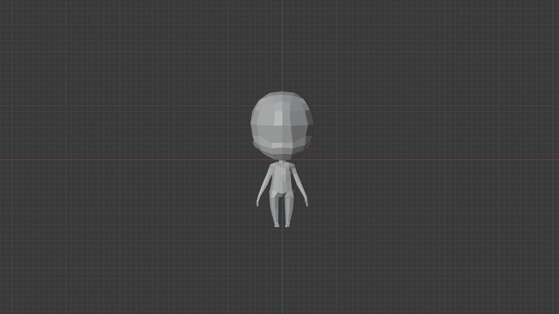chibi low poly base mesh 3D model | CGTrader