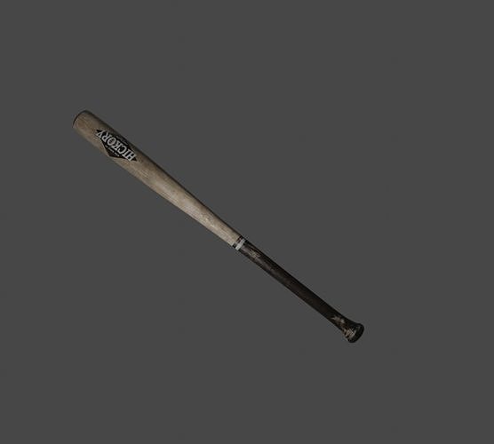 3D model old baseball bat VR / AR / low-poly | CGTrader
