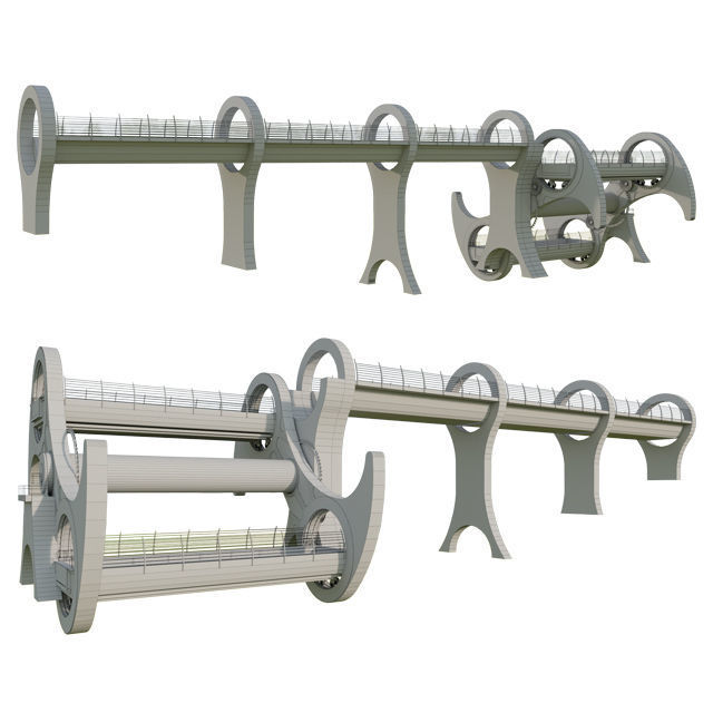 Falkirk Wheel 3D model | CGTrader