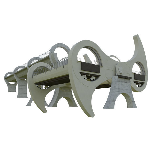 Falkirk Wheel 3D model | CGTrader