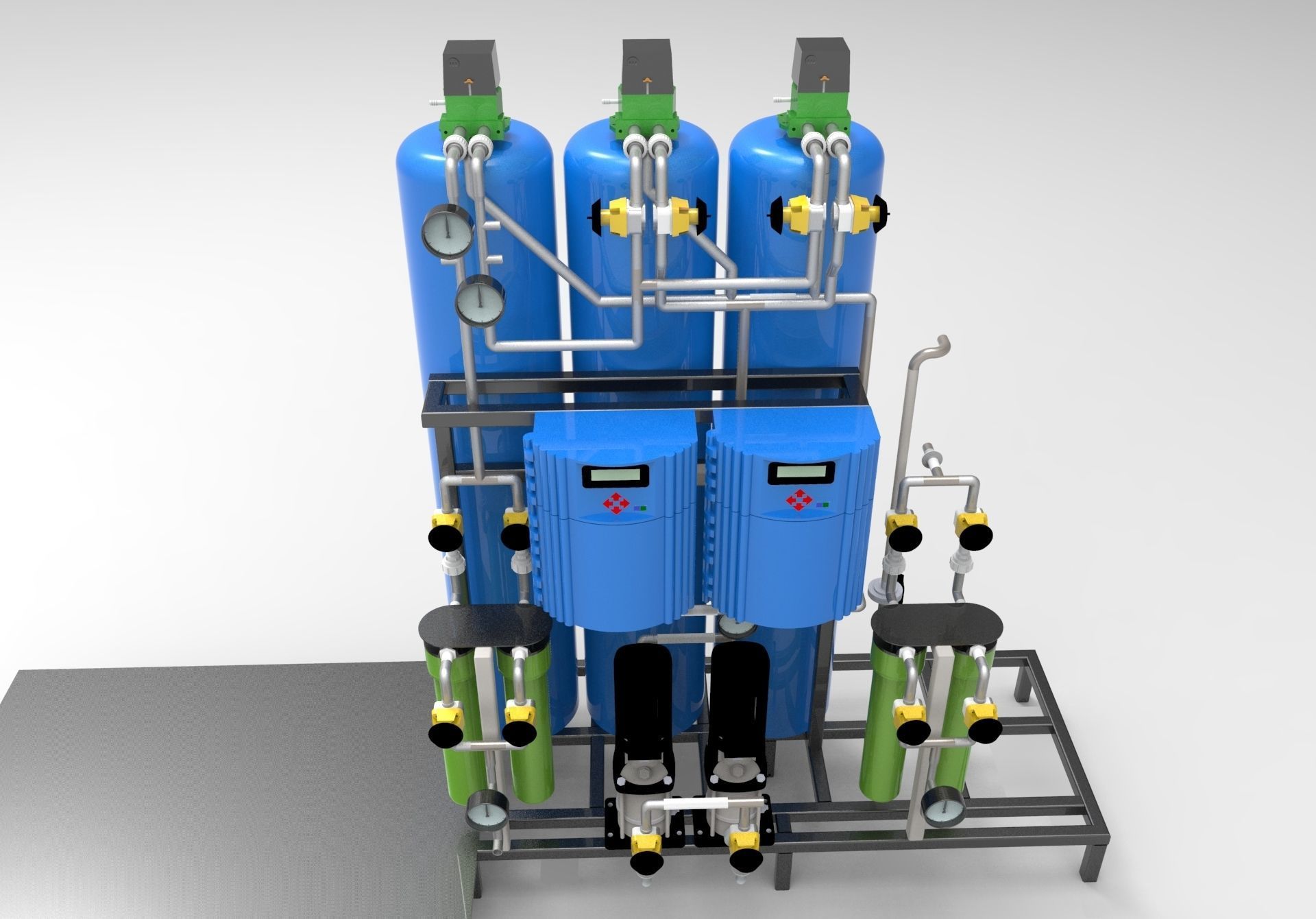 osmosis reverse 3D model | CGTrader