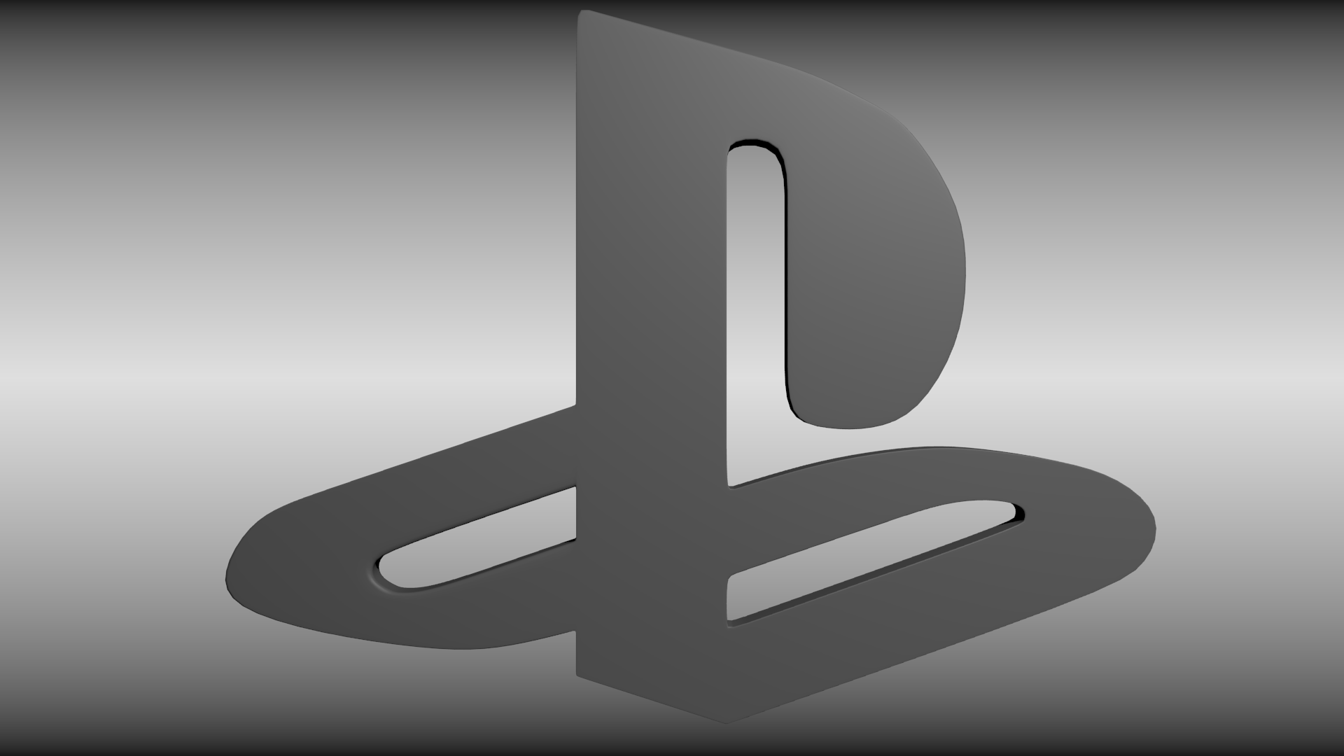 Playstation logo free 3D model | CGTrader
