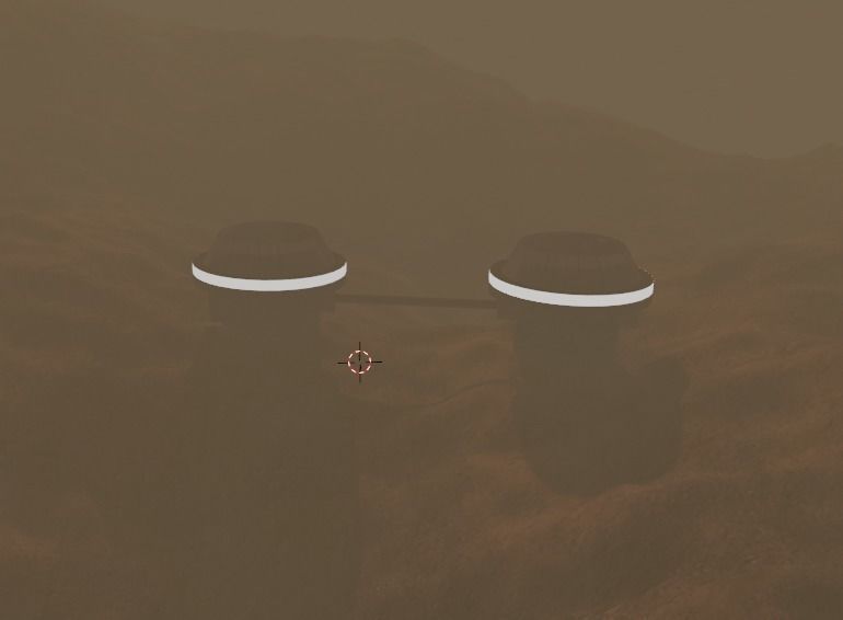 Industrial space colony asset low poly free VR / AR / low-poly 3D model ...