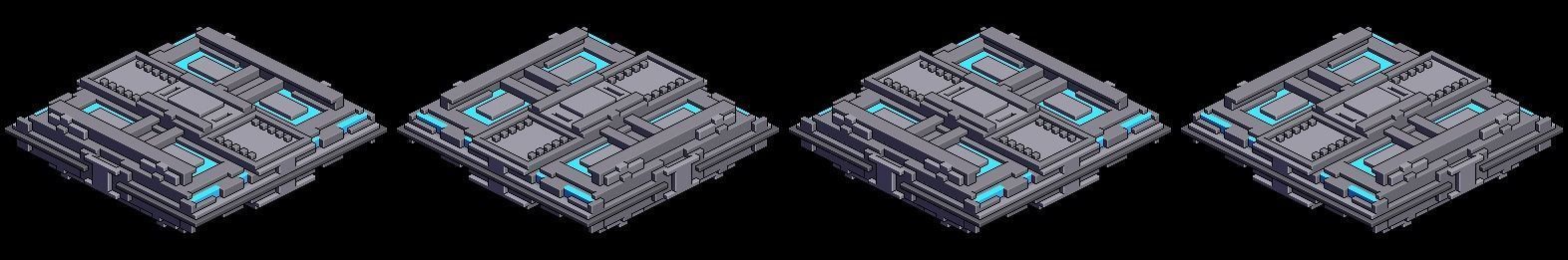 Spaceship Asset pack free VR / AR / low-poly 3D model animated | CGTrader