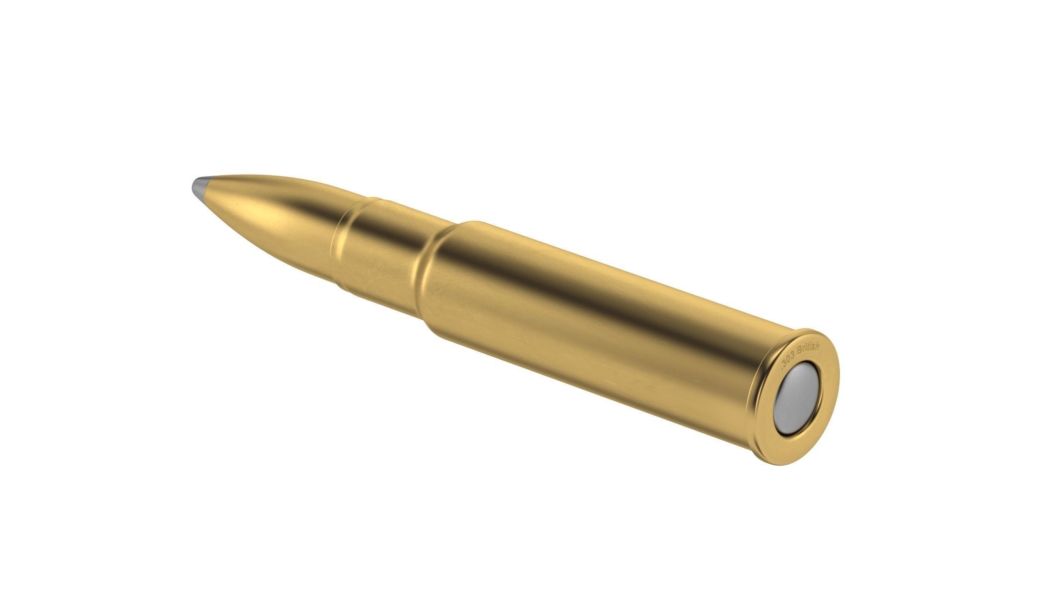Bullet 303 British 3D model | CGTrader
