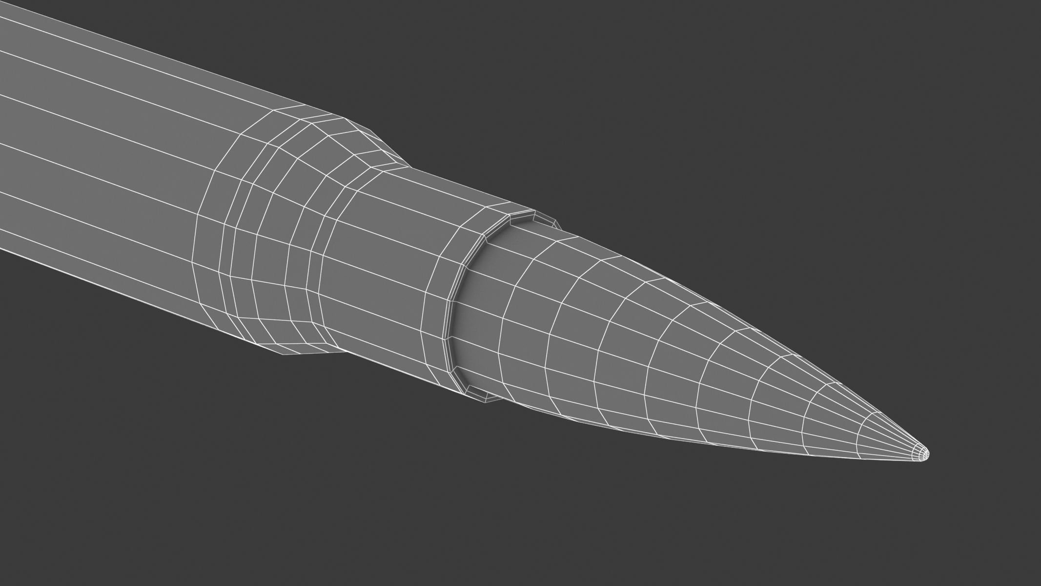 Bullet 308 3D model | CGTrader
